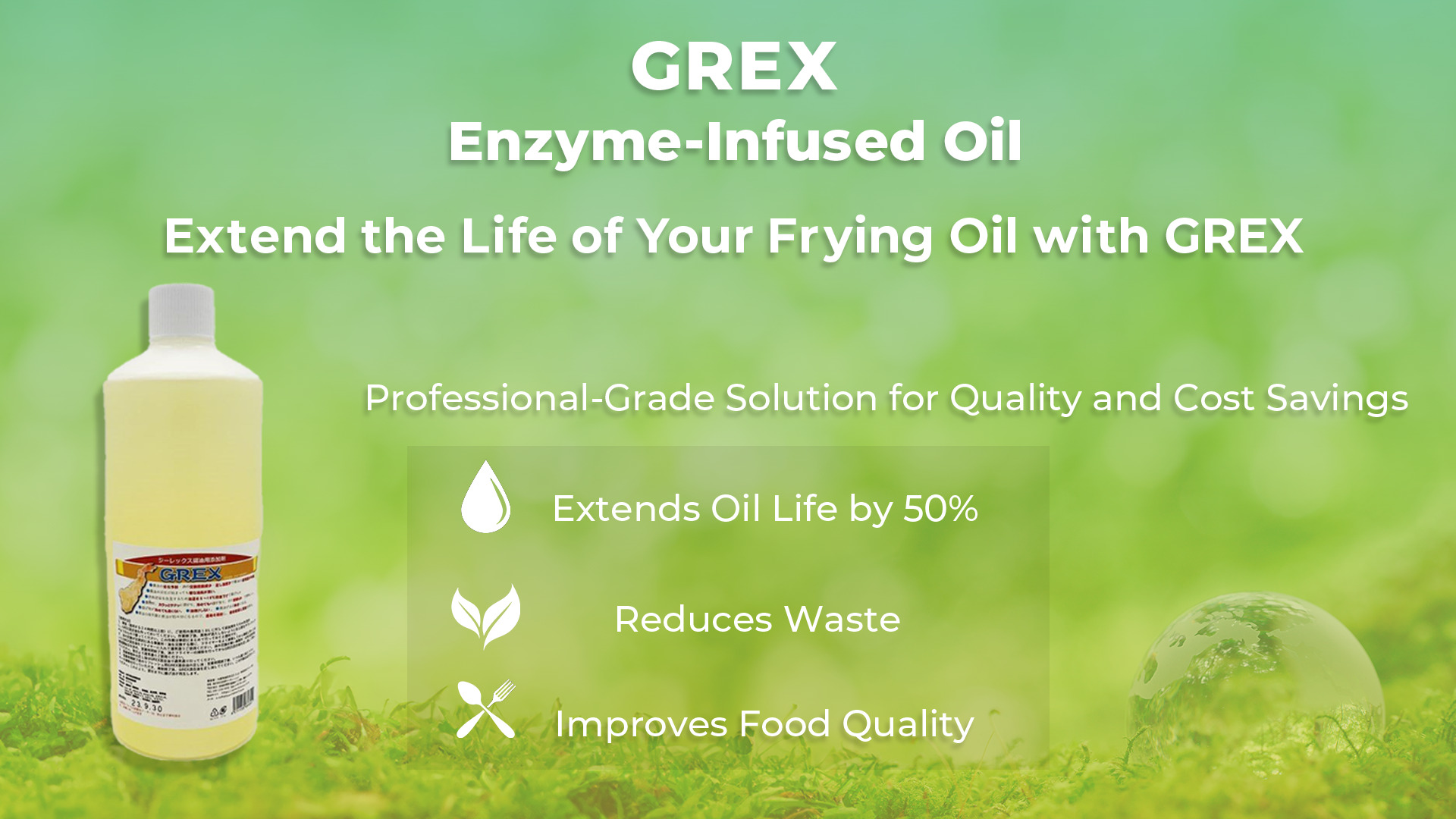 GREX Extend Frying Oil Life Naturally with GREX